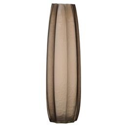 Ritzenhoff Breker Vase, Braun, Glas, Zylindrisch, 44 cm, Dekoration, Vasen, Glasvasen