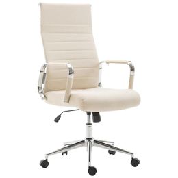 CLP Drehstuhl, Creme, Metall, 58x105x66 cm, Arbeitszimmer, B&uuml;rost&uuml;hle, Drehst&uuml;hle