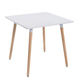 CLP Konsolentisch, Eukalyptusholz, Holz, 80x75x80 cm, Esszimmer, Tische, Esstische