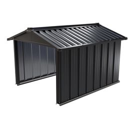 Juskys M&auml;hroboter-Garage, Anthrazit, Metall, 89x63x98 cm, Gartenzubeh&ouml;r, Gartenpflege, Gartenger&auml;te