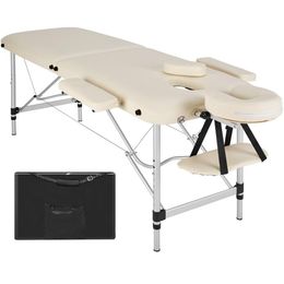 TecTake Massageliege, Beige, Metall, 60x89x205 cm, Freizeit, Wellness, K&ouml;rperpflege, Wohlf&uuml;hlprodukte