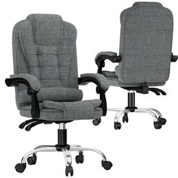 Rattrix B&uuml;rostuhl, Dunkelgrau, Leder, 32x58x71 cm, Arbeitszimmer, B&uuml;rost&uuml;hle, Drehst&uuml;hle