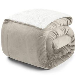 Blumtal Kuscheldecke, Beige, Textil, Rechteckig, 240x220 cm, Oeko-Tex&reg; Standard 100, Wohntextilien, Decken, Kuscheldecken