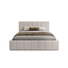 Fedve Polsterbett, Creme, Textil, 200x200 cm, Schlafzimmer, Betten, Polsterbetten
