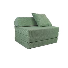 Fortisline Klappmatratze, Hellgr&uuml;n, Textil, Gestreift, 1-Sitzer, Quadratisch, 70x200 cm, Oeko-Tex&reg; Standard 100, Schlafzimmer, Matratzen Shop, Matratzen, Klappmatratzen