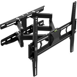 TecTake Tv-Wandhalterung,, Schwarz, Metall, Rechteckig, 40x43x34 cm, Wohnzimmer, TV M&ouml;bel, TV-Wandhalterung