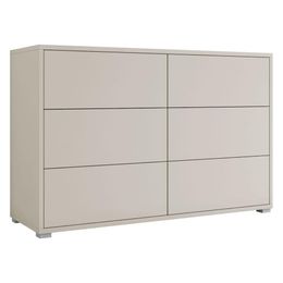 Mirjan24 Kommode, Kaschmir, Kunststoff, 6 Schubladen, Rechteckig, 120x73x41 cm, Wohnzimmer, Kommoden & Sideboards, Kommoden