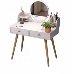 Schminktisch,, Wei&szlig;, Holzwerkstoff, 80x73x40 cm, Schlafzimmer, Schminktische