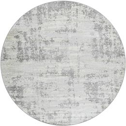 Livabliss Kurzflorteppich, Grau, Textil, Abstrakt, Rund, 160x160 cm, Oeko-Tex&reg; Standard 100, in verschiedenen Gr&ouml;&szlig;en erh&auml;ltlich, Teppiche & B&ouml;den, Teppiche, Moderne Teppiche
