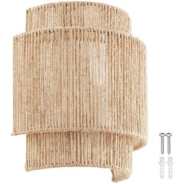 TecTake Wandleuchte, Natur, Metall, 23x25.5x12 cm, CE, Lampen & Leuchten, LED Beleuchtung, LED-Wandleuchten