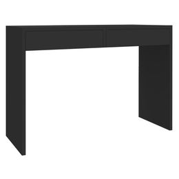 Matkam M&ouml;bel Schreibtisch, Schwarz, Holzwerkstoff, 115x78x40 cm, Arbeitszimmer, Schreibtische, B&uuml;rotische
