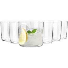 Krosno Glass Cidergl&auml;ser,, Transparent, Glas, 0.42 L, Rund, Hergestellt in Europa, leicht zu reinigen, Essen & Trinken, Gl&auml;ser, Trinkgl&auml;ser