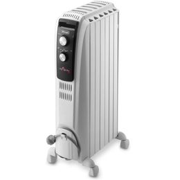 De'Longhi De'Longhi &Ouml;lradiator, Wei&szlig;, Schwarz, Keramik, Metall, Kunststoff, 1,500 W, 28x63x14 cm, Freizeit, Heizen & K&uuml;hlen, Heizstrahler
