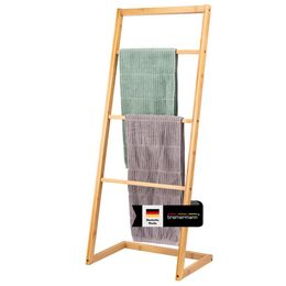 bremermann Handtuchhalter,, Braun, Holz, 40.5x28x98 cm, Badaccessoires, Waschplatzzubeh&ouml;r, Handtuchhaken