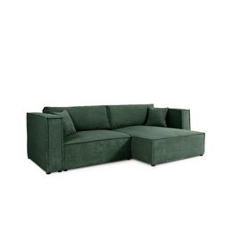 Furnisell Ecksofa, Gr&uuml;n, Textil, 4-Sitzer, seitenverkehrt montierbar, 245x148 cm, Wohnzimmer, Sofas & Couches, Wohnlandschaften, Ecksofas
