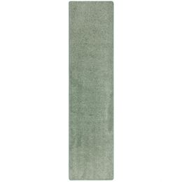 Snapstyle Hochflor, Mintgr&uuml;n, Textil, 80x400 cm, Teppiche & B&ouml;den, Teppiche, Teppichl&auml;ufer
