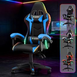 Rattrix Gamingstuhl, Blau, Leder, 29x59x79 cm, Kinder- & Jugendzimmer, Jugendm&ouml;bel, Gamingst&uuml;hle