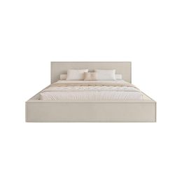 Fedve Polsterbett, Creme, Textil, 200x200 cm, Schlafzimmer, Betten, Polsterbetten