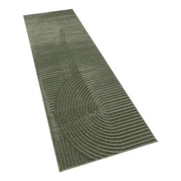Paco Home Outdoorteppich, Gr&uuml;n, Textil, Rechteckig, 80x250 cm, strapazierf&auml;hig, f&uuml;r Fu&szlig;bodenheizung geeignet, Teppiche & B&ouml;den, Teppiche, Outdoorteppiche