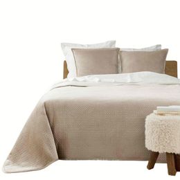 Douceur d'int&eacute;rieur Douceur d&acute;int&eacute;rieur Bett&uuml;berwurf, Beige, Textil, 240x220 cm, Schlaftextilien, Bettw&auml;sche, Tagesdecken