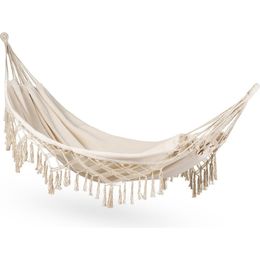 Outtec H&auml;ngematte, Beige, Textil, 150x1x200 cm, Gartenm&ouml;bel, H&auml;ngematten
