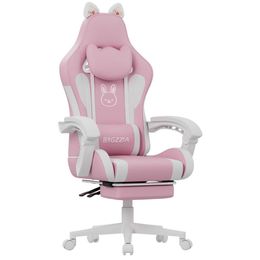 Rattantree Gaming-Stuhl, Pink, Leder, 59x120x56 cm, Kinder- & Jugendzimmer, Jugendm&ouml;bel, Gamingst&uuml;hle