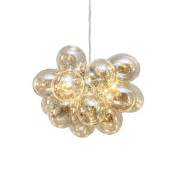 Kosilum H&auml;ngeleuchte, Gold, Glas, 40x28x148 cm, Lampen & Leuchten, Innenbeleuchtung, H&auml;ngelampen, Pendelleuchten