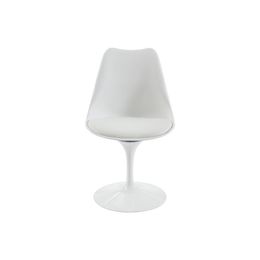 Vente-Unique Stuhl, Wei&szlig;, Kunststoff, Uni, 49x82x56.5 cm, Esszimmer, St&uuml;hle, Esszimmerst&uuml;hle, Vierfu&szlig;st&uuml;hle