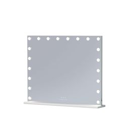 Vanitii Schminkspiegel, Wei&szlig;, Metall, Mode, Rechteckig, 100x80x15 cm, Spiegel