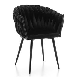 NEW HOME Stuhl, Schwarz, Metall, 60x83x55 cm, Esszimmer, St&uuml;hle, Esszimmerst&uuml;hle, Vierfu&szlig;st&uuml;hle