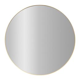 Edaxo Spiegel, Gold, Metall, 80x80x3 cm, Spiegel, Wandspiegel