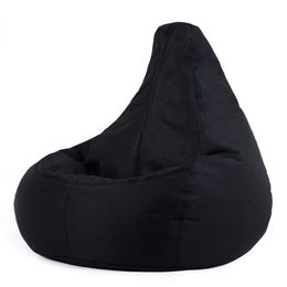 Icon Sitzsack, Schwarz, Kunststoff, 1-Sitzer, 90x73x84 cm, Hergestellt in Deutschland, Gartenm&ouml;bel, Outdoor-Sitzs&auml;cke