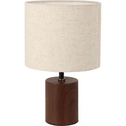Home Styling Collection Tischlampe, Braun, Metall, 18x29.5x18 cm, Lampen & Leuchten, Innenbeleuchtung, Tischlampen, Tischlampen