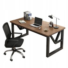 Computertisch,, Braun, Holzwerkstoff, 120x75x60 cm, Arbeitszimmer, Schreibtische, B&uuml;rotische