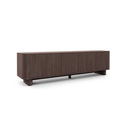 Jerpax Tv-Schrank, Braun, Holzwerkstoff, 200x42x40 cm, Wohnzimmer, Wohnw&auml;nde, Lowboards, Lowboards stehend
