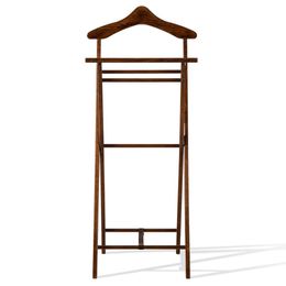 Konsimo&reg; Kleiderbutler, Braun, Holz, Buche, 32x104x44 cm, Schlafzimmer, Herrendiener