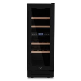 Les Petits Champs Weink&uuml;hlschrank, Schwarz, Metall, 29.5x83x57.5 cm, K&uuml;chenger&auml;te, K&uuml;chenelektroger&auml;te, K&uuml;hl- & Gefrierschr&auml;nke, Weink&uuml;hlschr&auml;nke