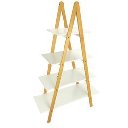 Begryf Regal, Wei&szlig;, Natur, Holzwerkstoff, 80x116x30 cm, Wohnzimmer, Regale, B&uuml;cherregale