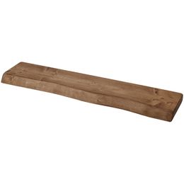 Moon Tree Wandregal, Rotbraun, Holz, 40x3.8x16 cm, Wohnzimmer, Regale, Wandregale