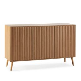 Sideboard, Honigeiche, Holzwerkstoff, Rechteckig, 120x75x40 cm, Wohnzimmer, Kommoden & Sideboards, Sideboards