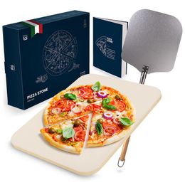 Blumtal Pizzastein, Beige, Stein, Rechteckig, 38x1x30 cm, Lfgb, Grills & Outdoor-K&uuml;chen, Grillzubeh&ouml;r