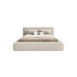 Fedve Polsterbett, Beige, Textil, 200x200 cm, Schlafzimmer, Betten, Polsterbetten