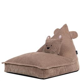 Icon Kindersitzsack, Braun, Textil, Tiere, 170 L, 72x66x102 cm, Hergestellt in Deutschland, Oeko-Tex&reg; Standard 100, Wohnzimmer, Hocker, Sitzs&auml;cke, Kindersitzs&auml;cke