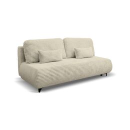 Venasi M&ouml;bel Schlafsofa, Beige, Textil, 3-Sitzer, L-Form, 205x90 cm, Wohnzimmer, Sofas & Couches, Wohnlandschaften, Ecksofas