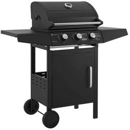Juskys Gasgrill, Schwarz, Metall, 110x132x53 cm, Grills & Outdoor-K&uuml;chen, Gasgrills