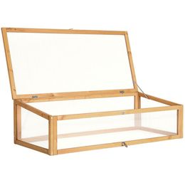 TecTake Fr&uuml;hbeet, Braun, Holz, Baum/Pflanze/Natur, Rechteckig, 53x34x115 cm, Gartenzubeh&ouml;r, Gartenpflege