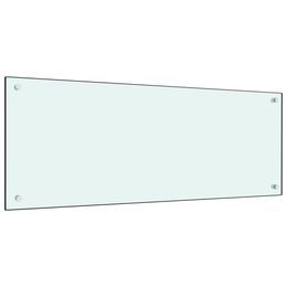 Deluke K&uuml;chenr&uuml;ckwand, Wei&szlig;, Glas, 100x40x0.6 cm, Kochen, K&uuml;chenhelfer, Sonstige K&uuml;chenhelfer