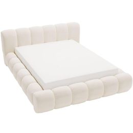 Graingold Polsterbett, Creme, Textil, 160x200 cm, Schlafzimmer, Betten, Polsterbetten