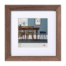 Walther Fiorito nussbaum 40x40 Holz inkl. Passepartout EF440N