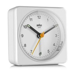 Braun BC 03 W Quarzwecker analog wei&szlig;
